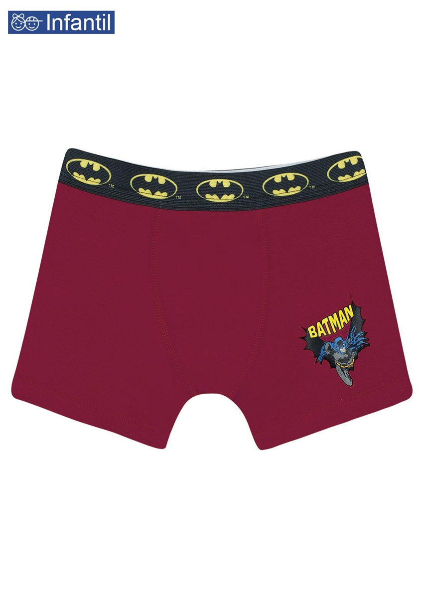Cueca Boxer Batman 164-007 Infantil | São Jorge