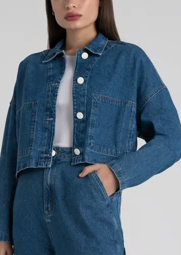 Jaqueta Feminina Cropped Enfim 1000104952 - São Jorge