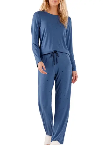 Pijama Feminino Longo Cor com Amor 2010691 - São Jorge